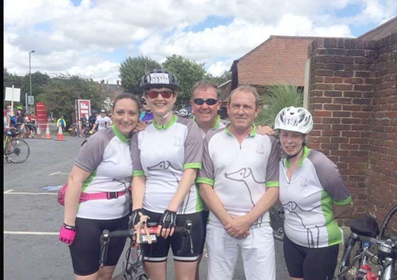 CYCLING RGT TEAM RAISE £££££ - Greyhound Star | News from the Greyhound ...