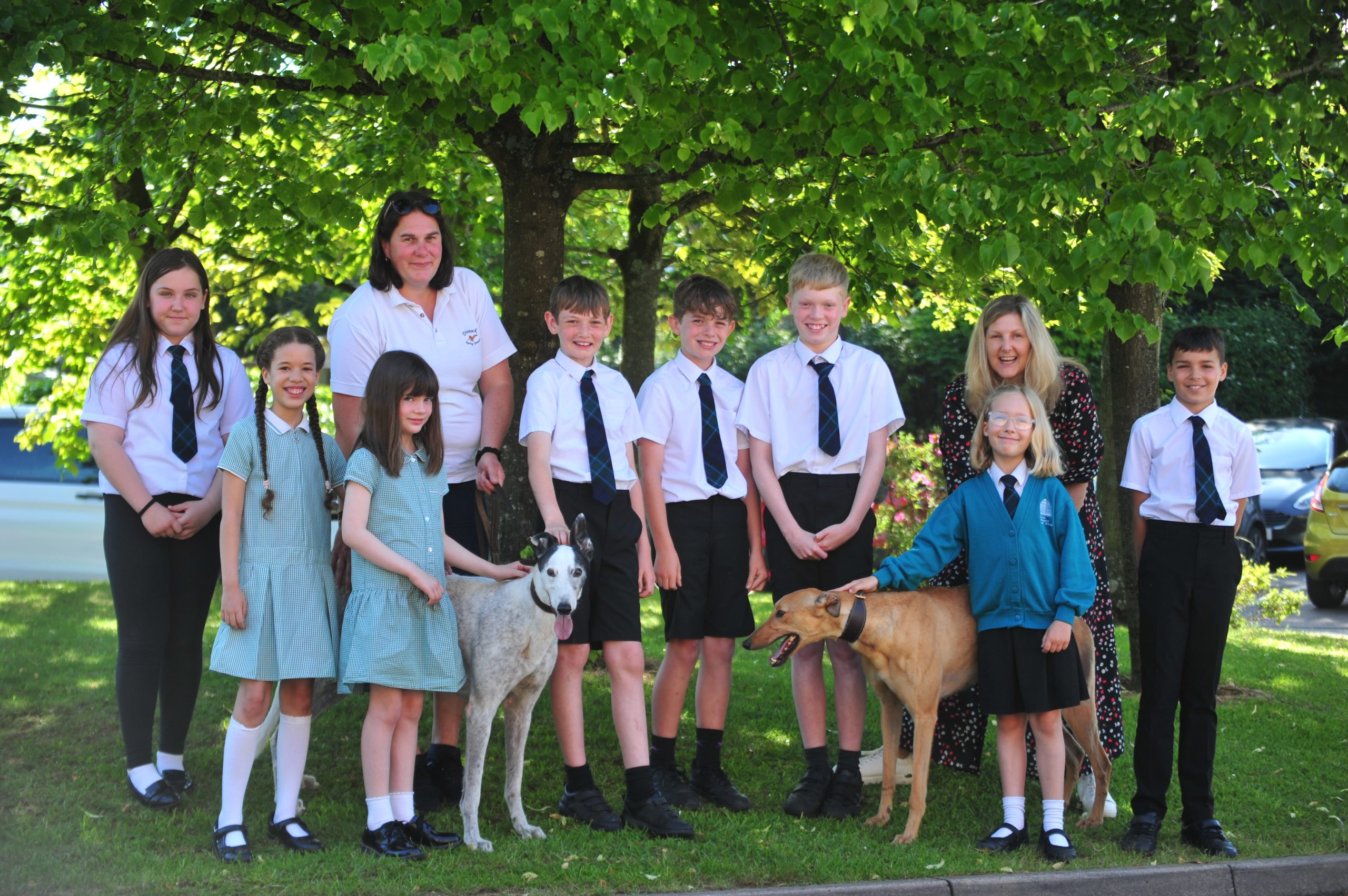 Towcester primary school welcome special four-legged visitors on the ...